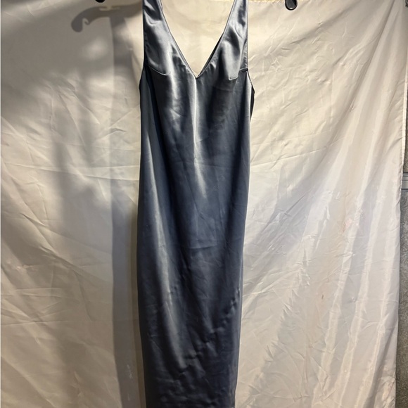 Victoria's Secret | Dresses | Victorias Secret Blue Satin Dress | Poshmark